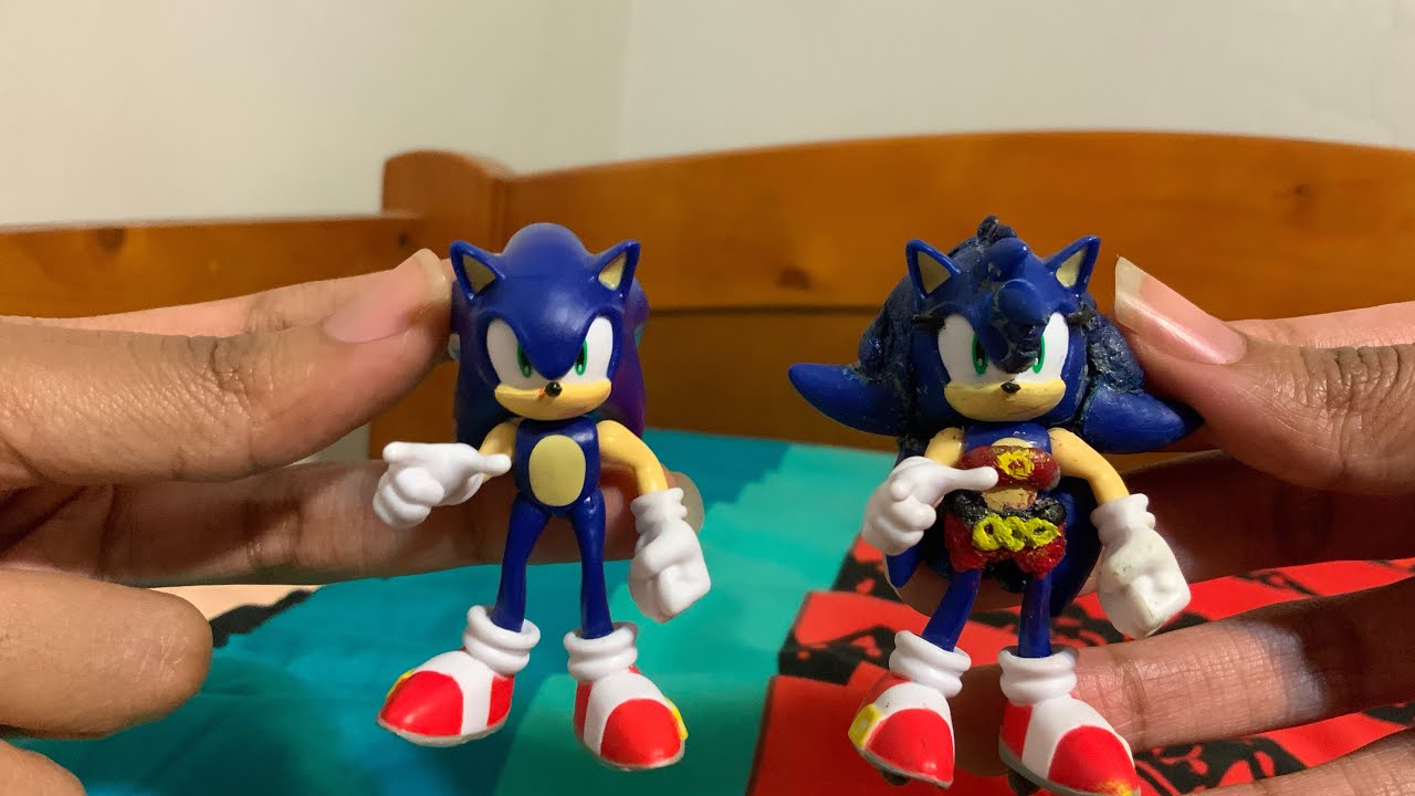 Modern Sonica the Hedgehog(Custom Made) Action Figure Jakks Pacific ...