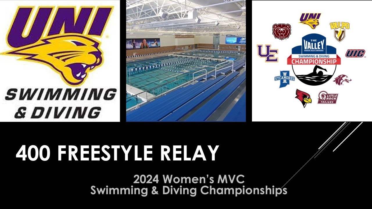 400 Freestyle Relay - 2024 MVC Championships - YouTube
