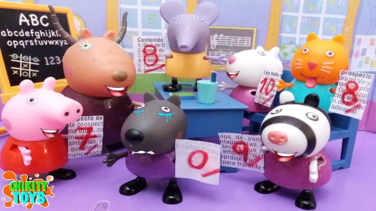 PEPPA PIG Danny Dog suspende su examen !!! | videos de peppa pig en ...