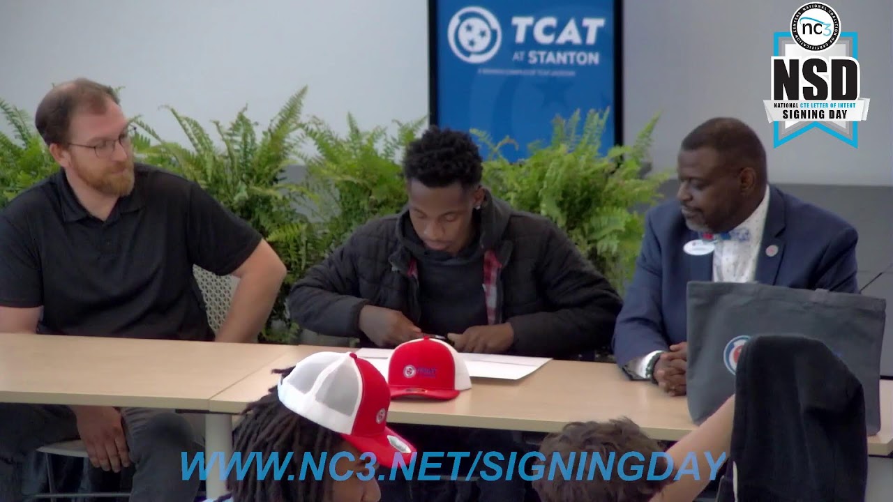 TCAT Stanton NC3 National SIgning Day - YouTube