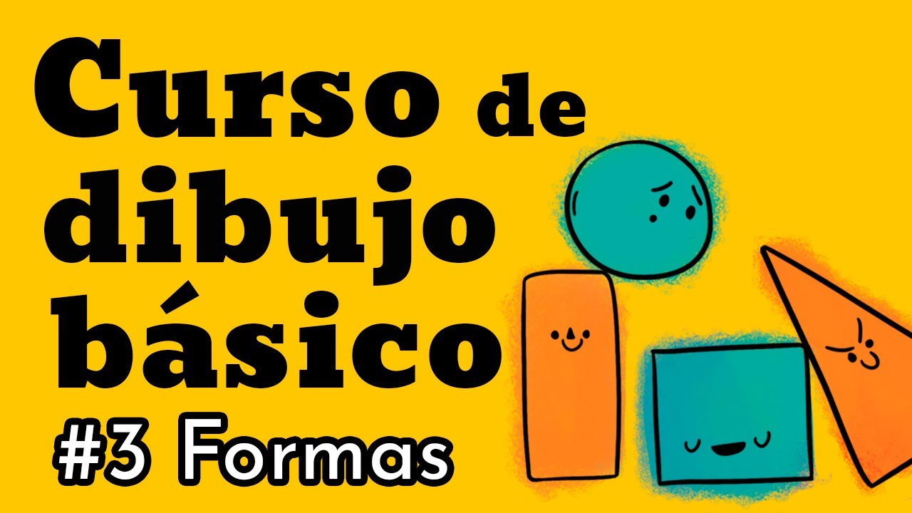 Curso de dibujo para niños desde cero - Curso básico- #3 Formas - YouTube