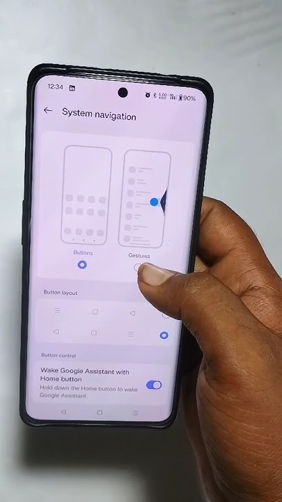 navigation button kaise change kare | how to hide the navigation bar in oneplus #shorts - YouTube
