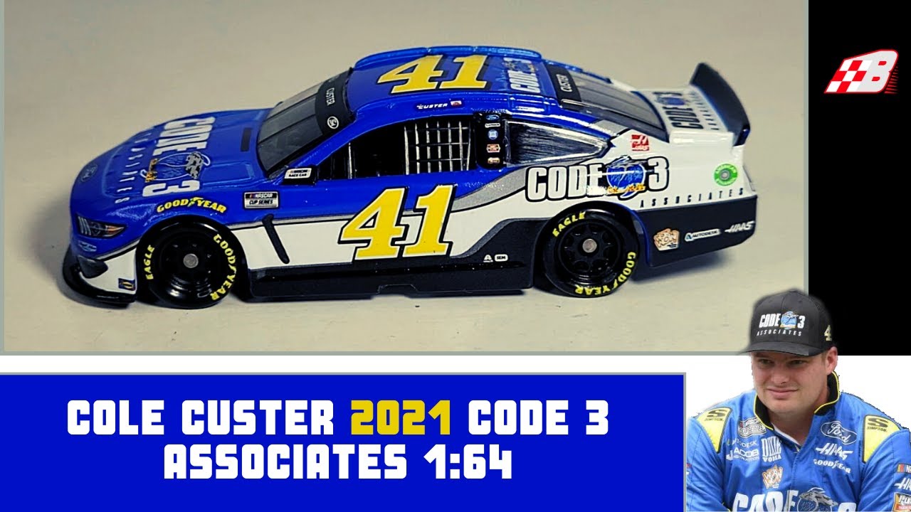**NASCAR DIE-CAST REVIEW** Cole Custer 2021 Code 3 Associates 1:64 ...