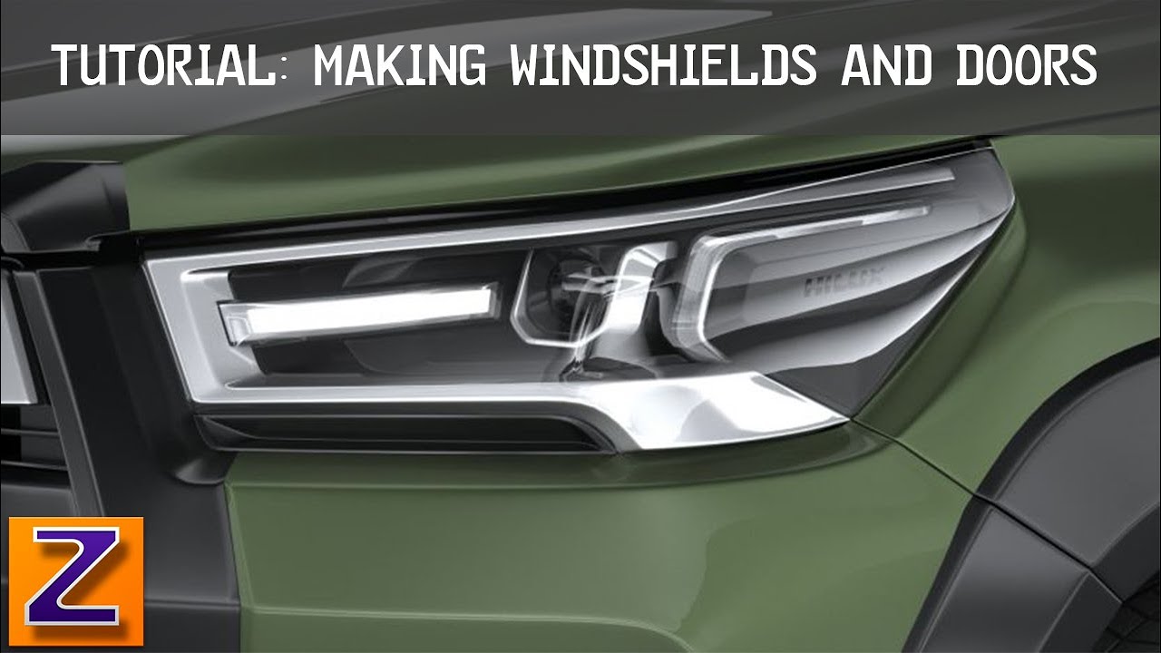 Tutorial: Making the windshield and doors [Part 3] - YouTube