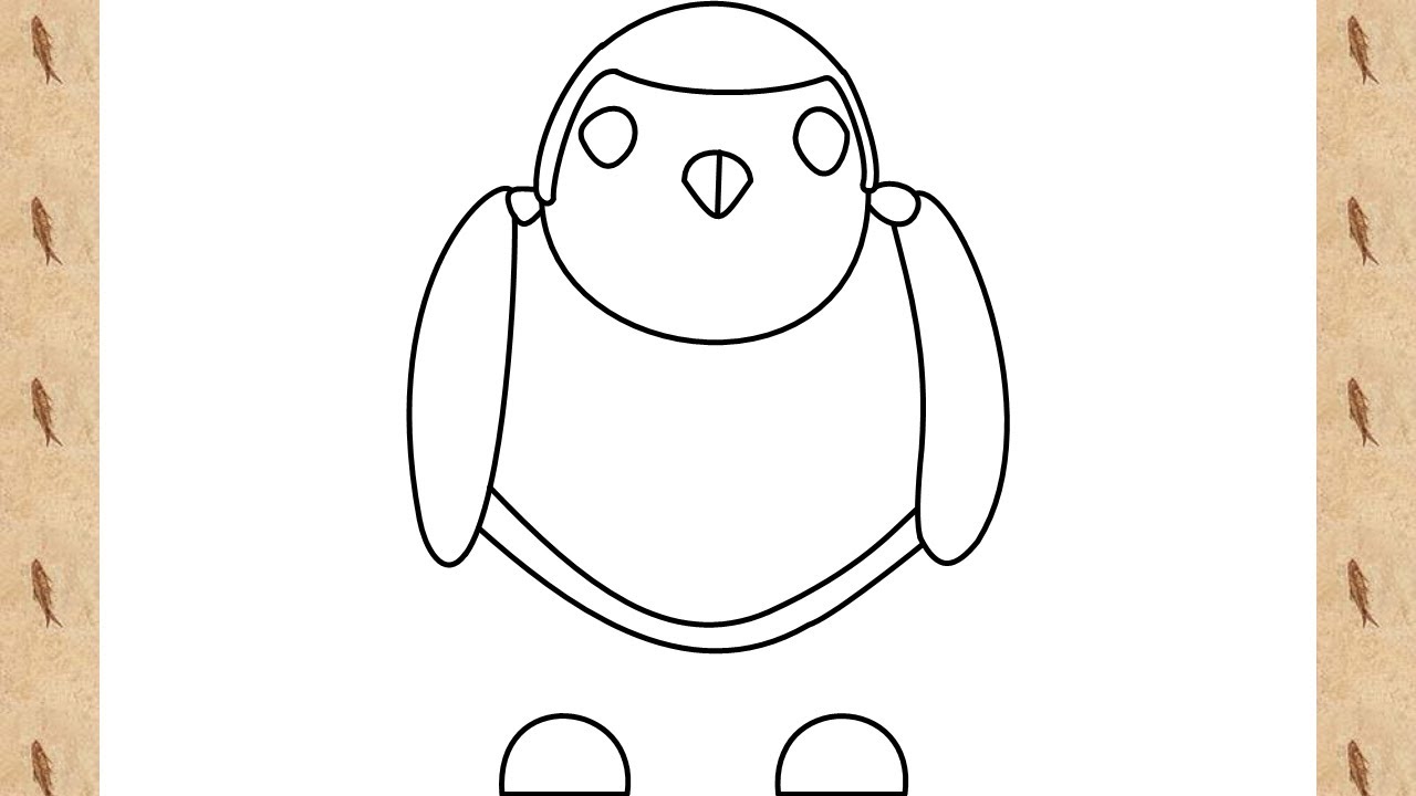 How to draw Robin from roblox adopt me - YouTube