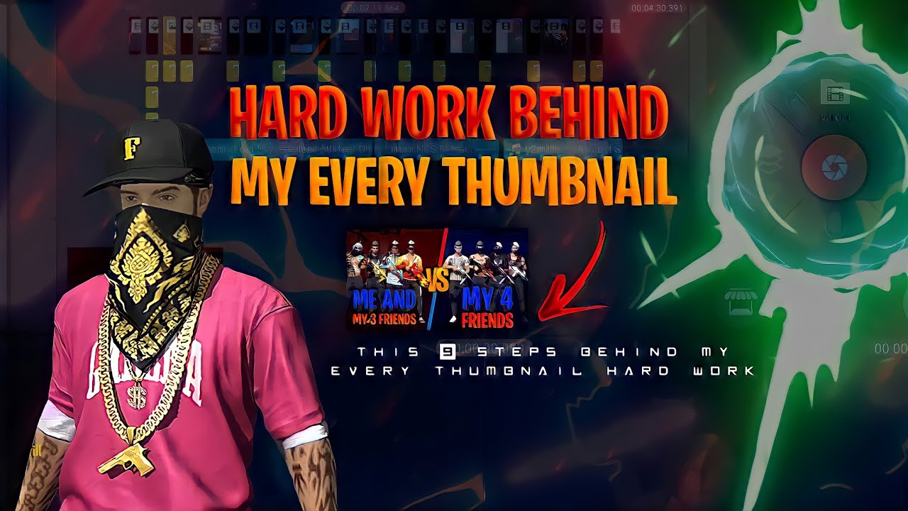 HARD WORK BEHIND MY EVERY THUMBNAIL||THIS 9 STEPS BEHIND MY EVERY ...