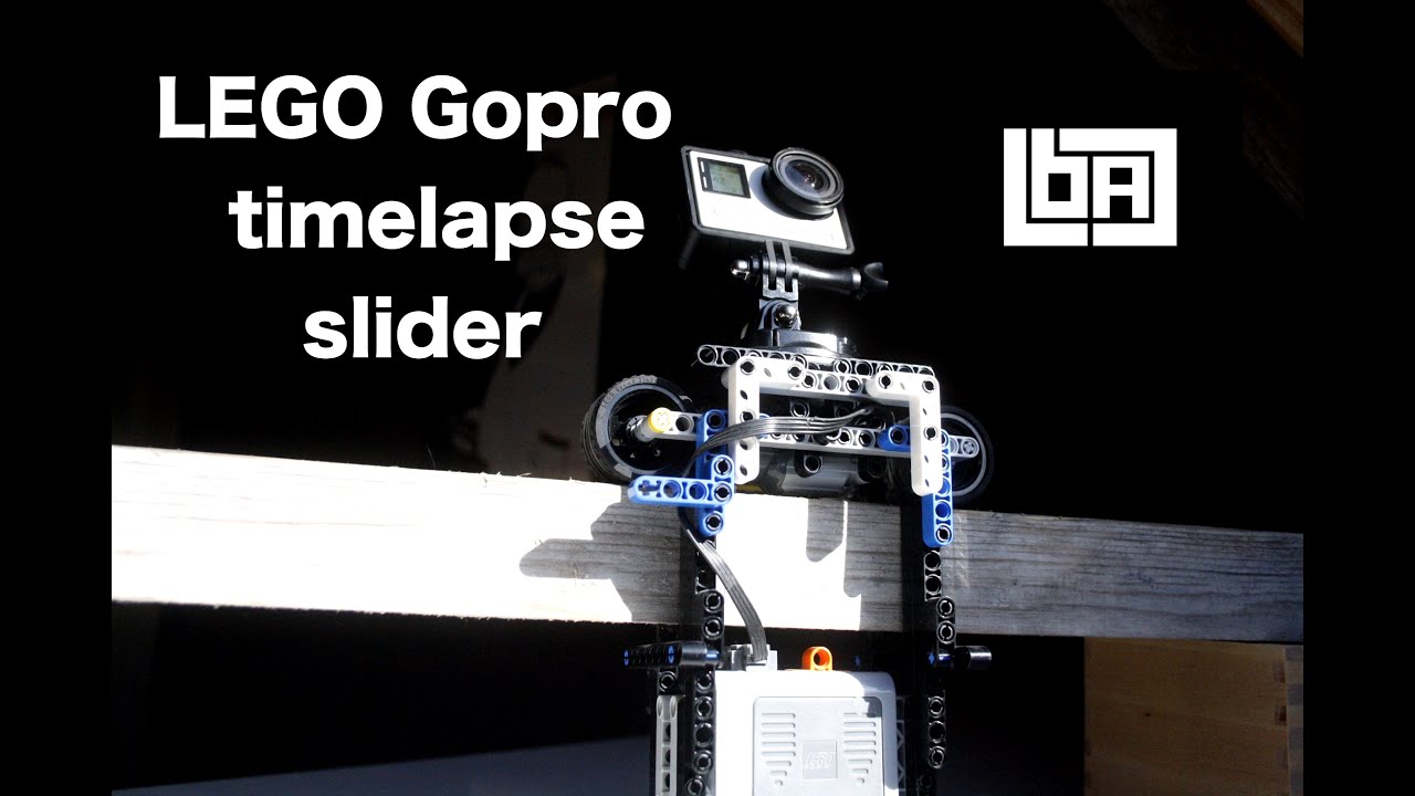 LEGO Gopro timelapse slider - YouTube