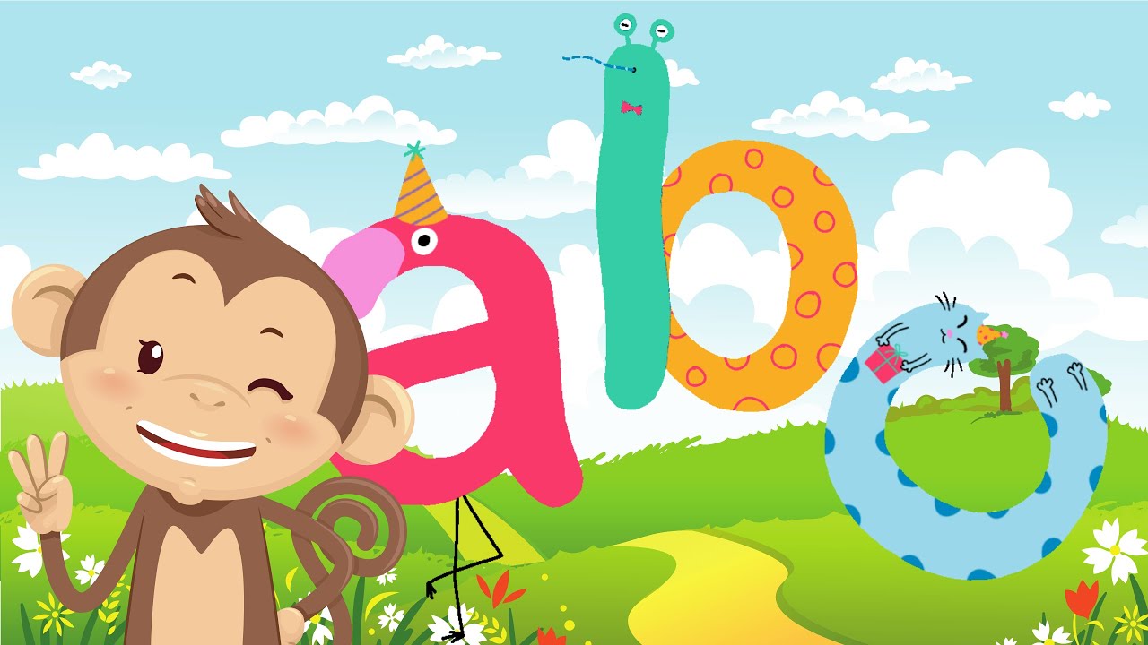 Het alfabet oefenen - ABC - Nederlandse woordjes leren - YouTube