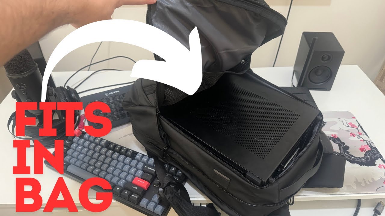 Built my dream pc and it fits in my bag | sff build - YouTube