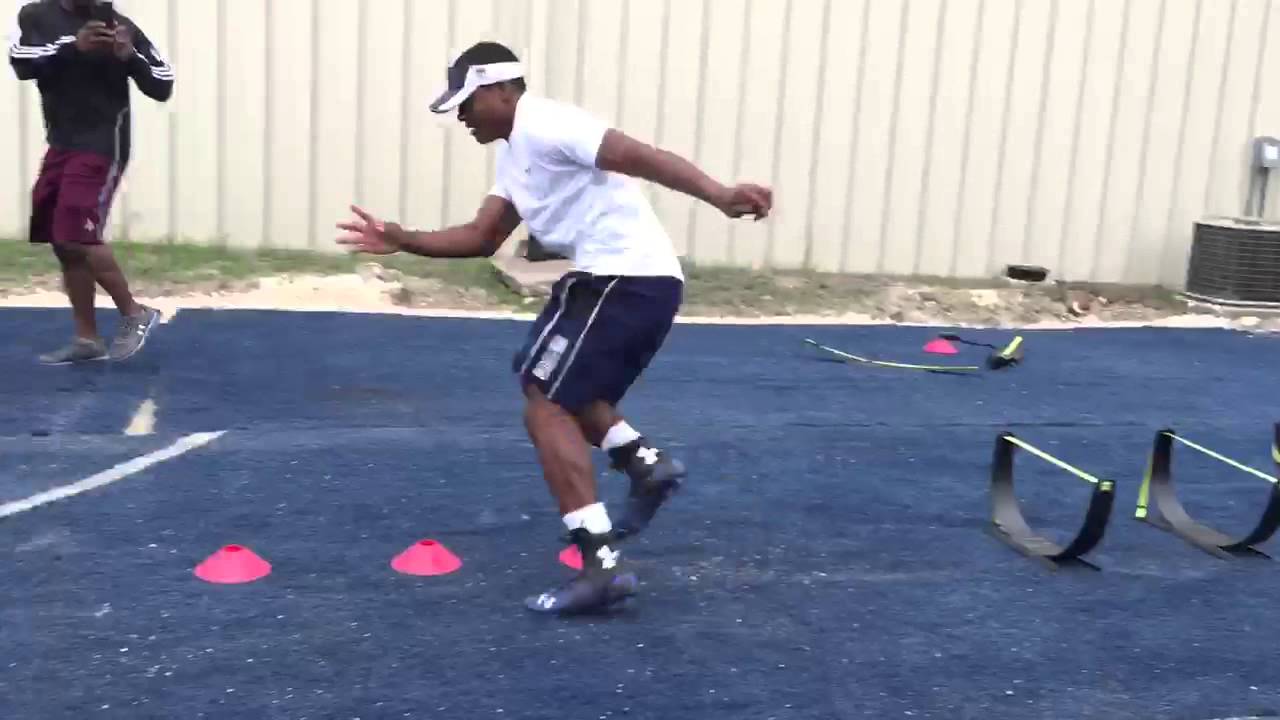 Runing Back Drills and footwork - YouTube