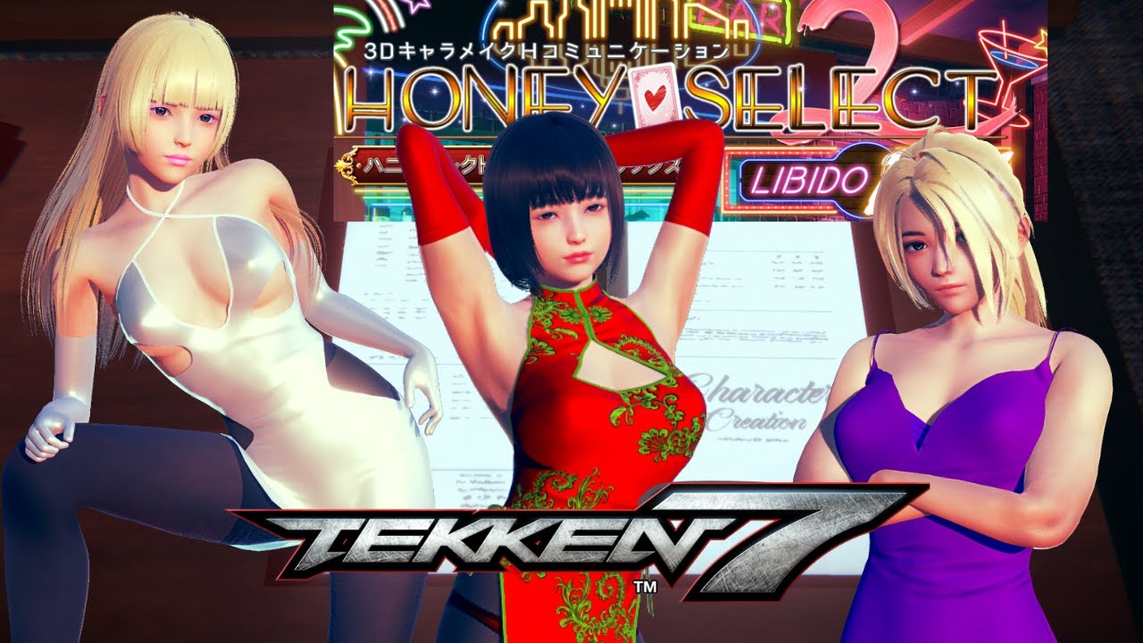 Creating Tekken characters in honey select 2 for fun - YouTube