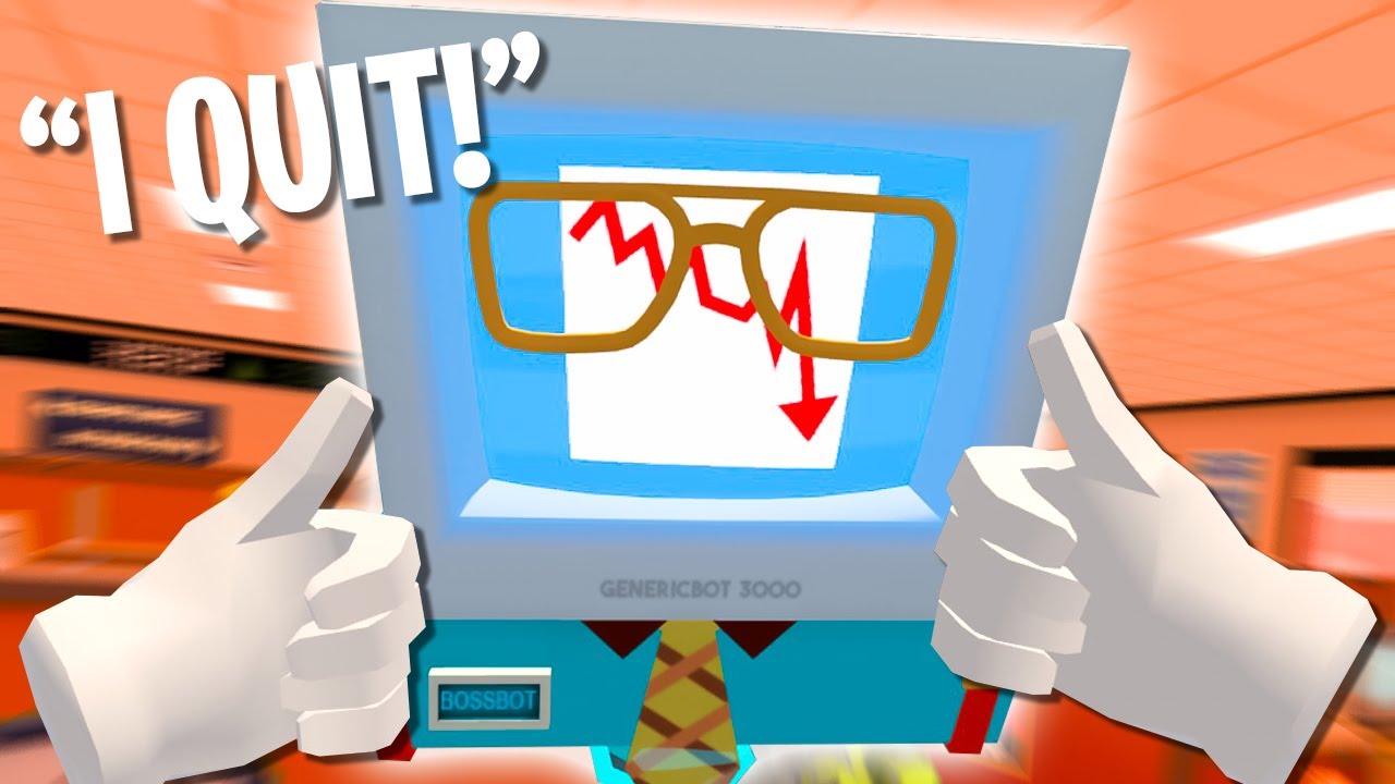 I QUIT MY OFFICE JOB - Job Simulator VR - YouTube