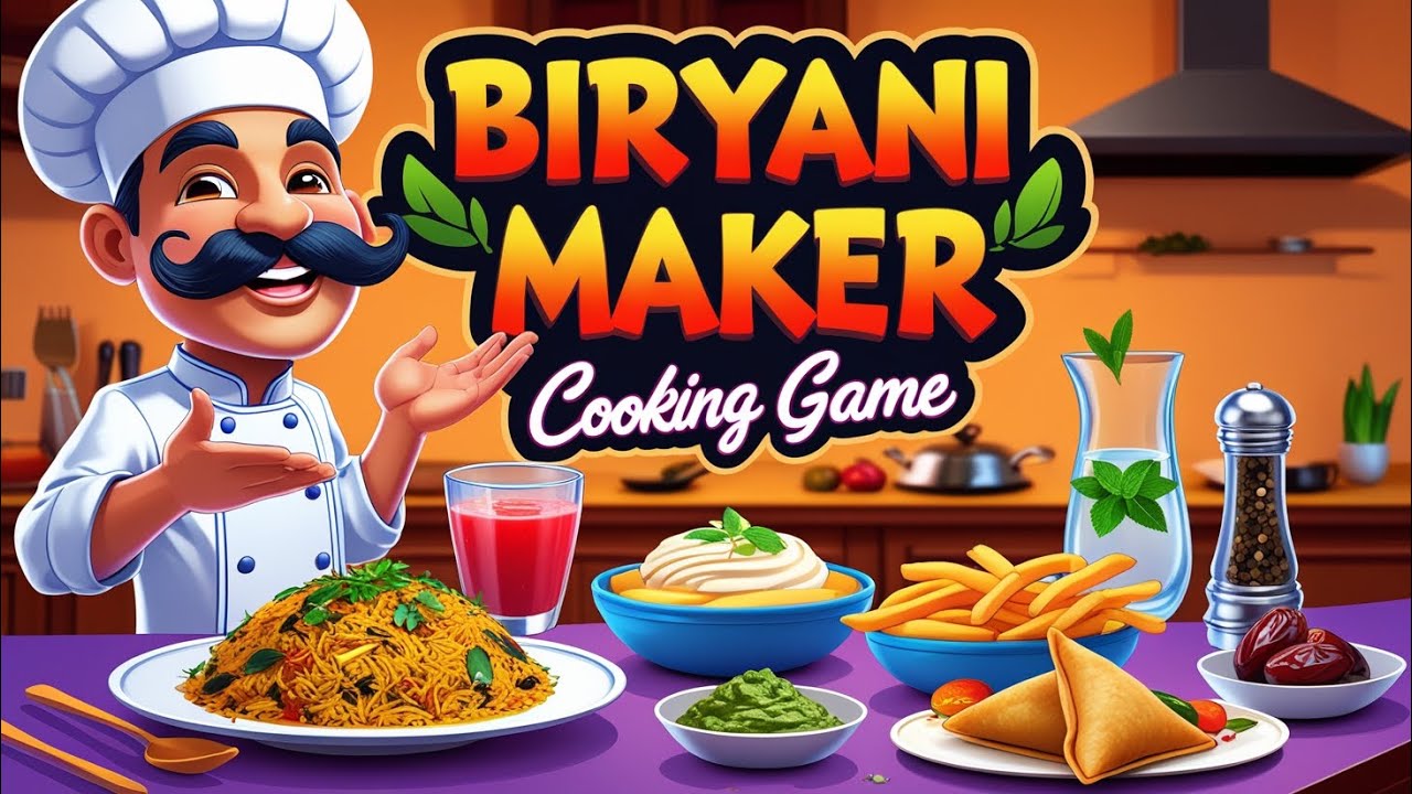 🍛 Learn How to Cook Biryani – Fun Cooking Game! 🎮🔥 | Biryani Cooking ...