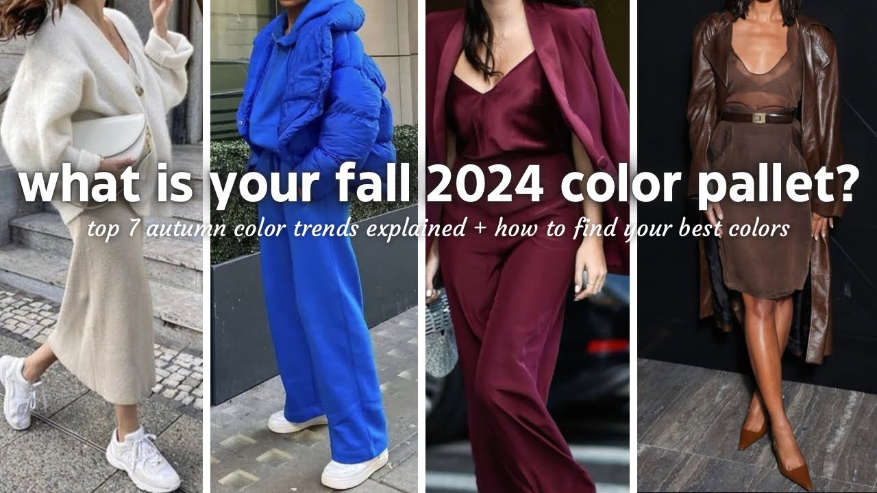 how to find your fall color palette | autumn fashion color trends - YouTube