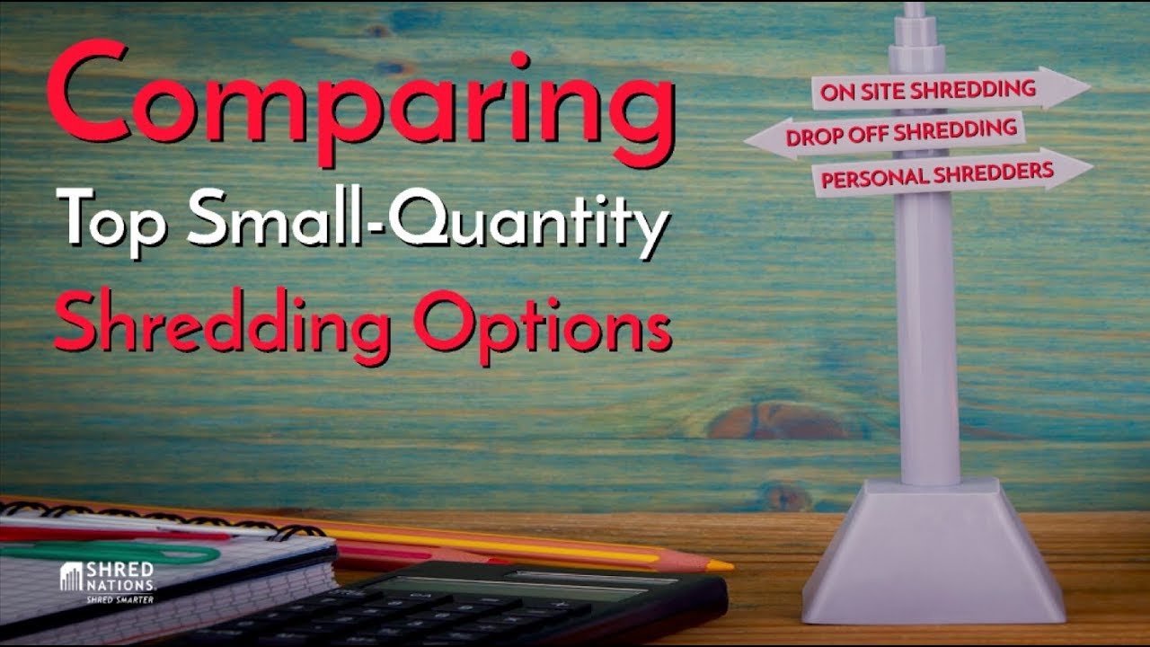 Comparing the Top Small-Quantity Shredding Options - YouTube