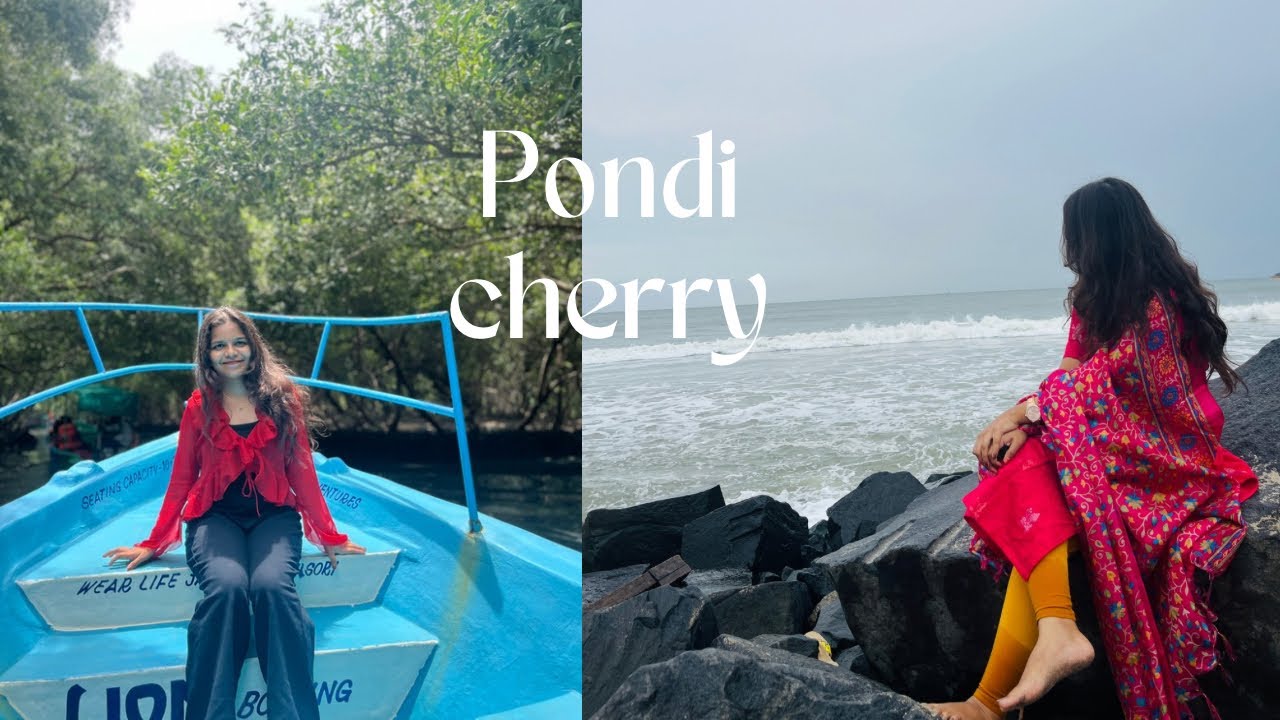 Exploring pondi cherry with cousins 🩷 - YouTube
