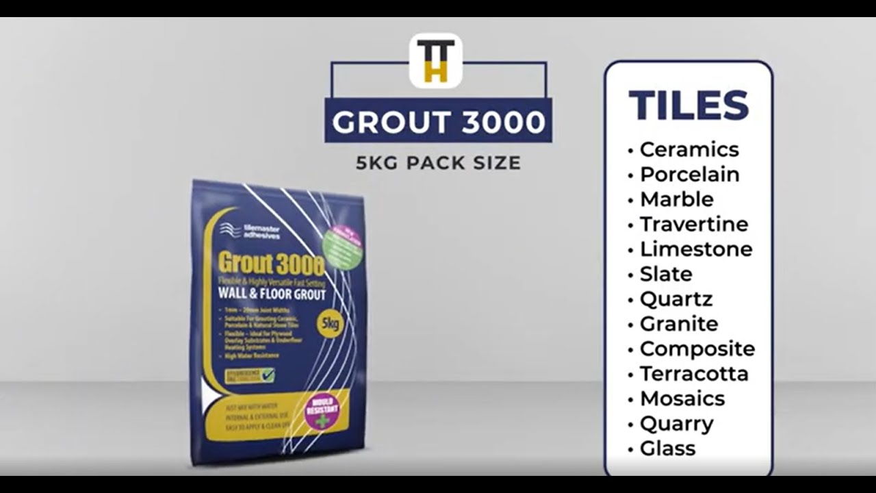 Revolutionise Your Tiling Projects with Tilemaster Grout 3000 | The Tilers Hub Product - YouTube