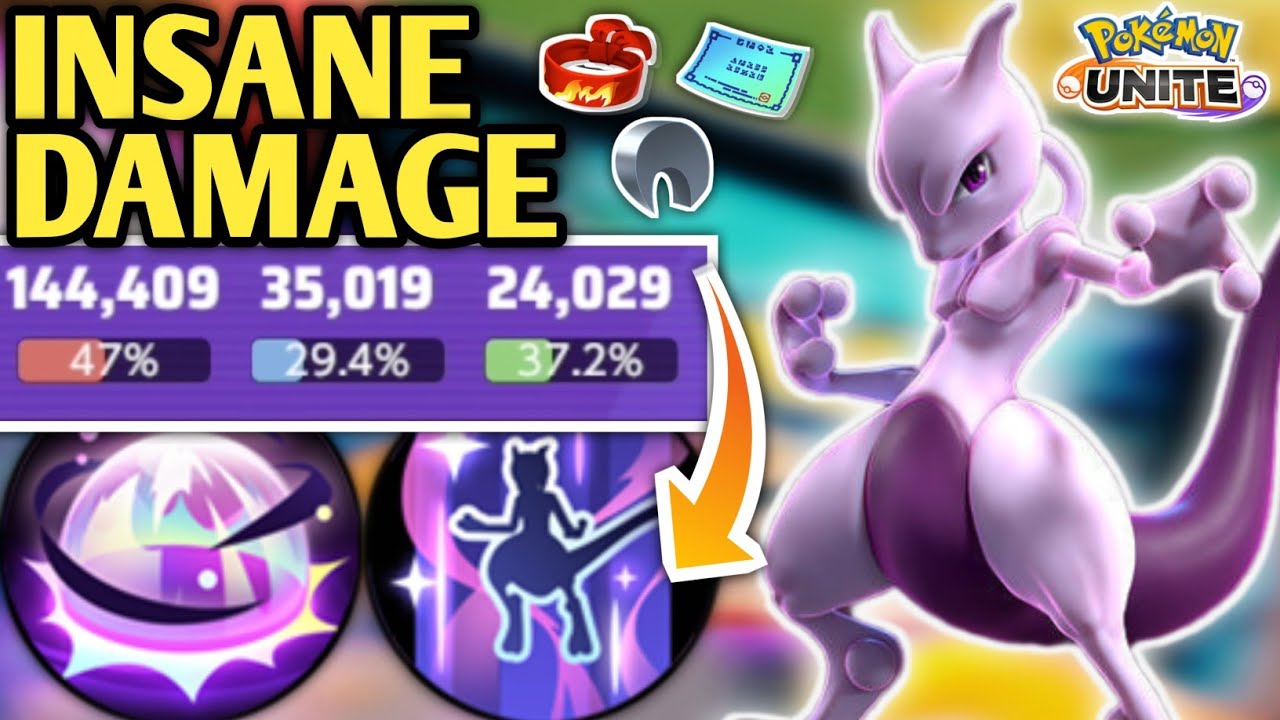 The BEST Mega Mewtwo Y Build In Pokemon Unite! Carry EVERY Single Game ...