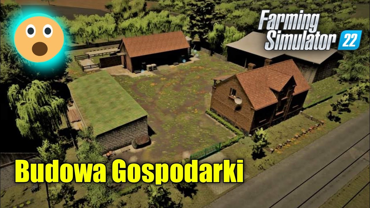 [FS22] BUILDING SMALL FARM [PL] [TIMELAPSE] #build #farm - YouTube