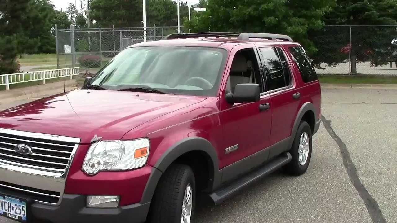 Ford Explorer 2006 Rouge Used 2006 Ford Explorer For Sale Near Me
