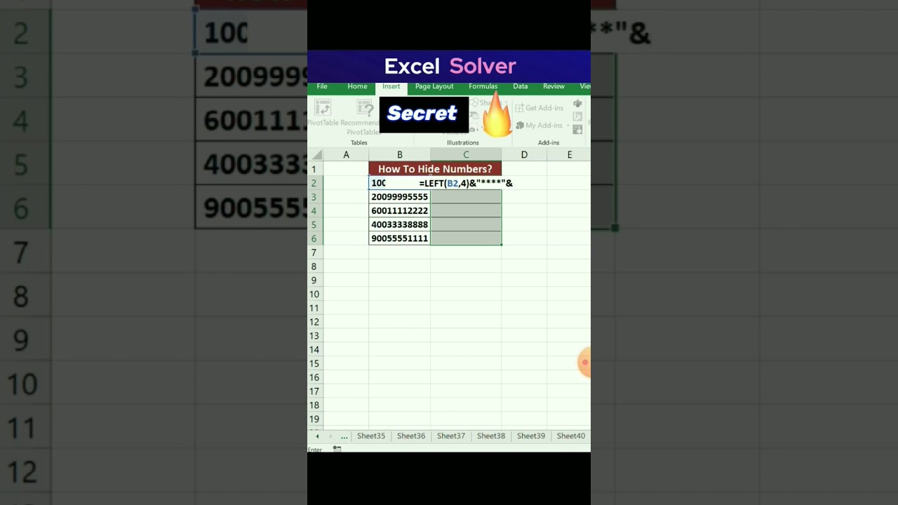 How To Hide Numbers In Excel viral YouTube How To Hide Numbers In Excel viral YouTube