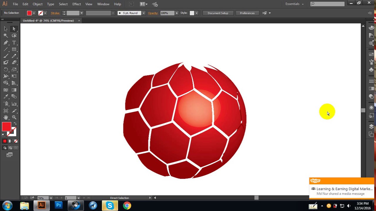 how to design a logo in illustrator cc - YouTube