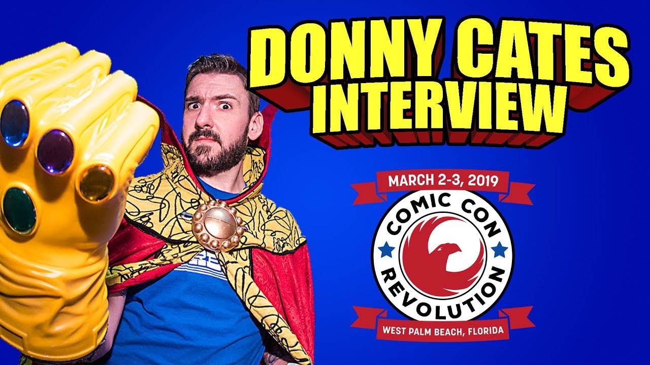 DONNY CATES INTERVIEW Comic Con Revolution West Palm Beach 2019 - YouTube
