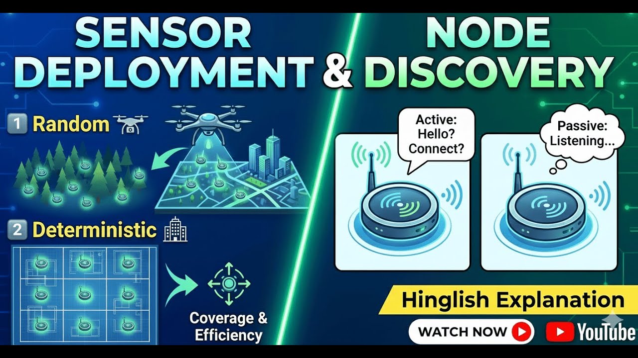 “IoT: Sensor Deployment and Node Discovery Explained | Easy & Beginner ...