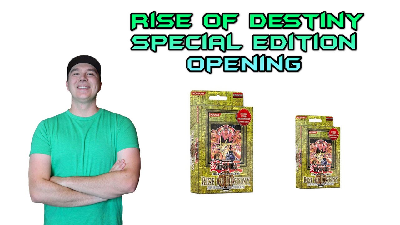 Yugioh Rise of Destiny Special Edition X2 Opening!! - YouTube