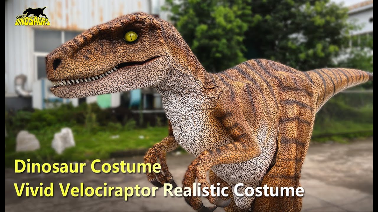 Realistic Velociraptor Costume