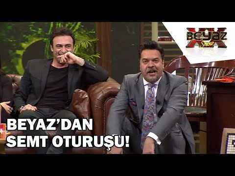 Beyaz'ın Oturuşu Herkesi Güldürdü! - Beyaz Show
