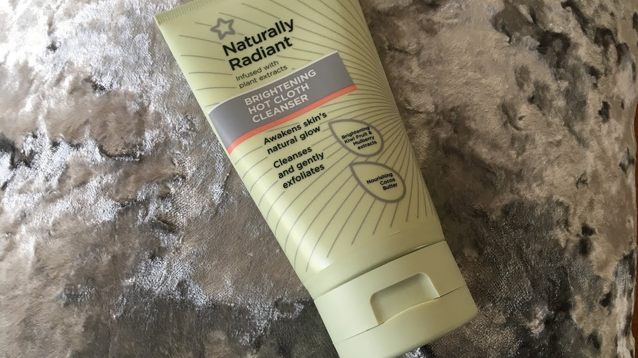 Naturally Radiant Brightening Hot Cloth Cleanser / Review - YouTube