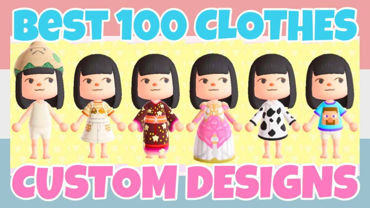 Best 100 Clothes Custom Designs In Animal Crossing New Horizons #1 ...