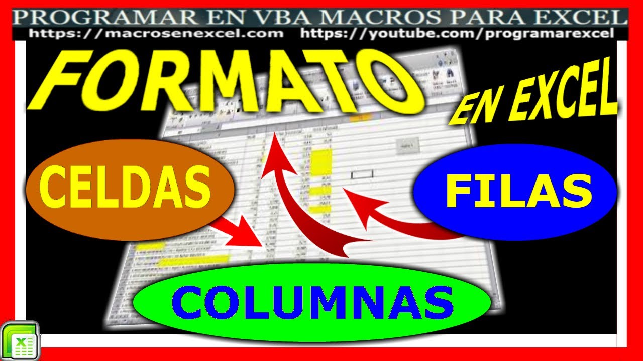 190 ️ Como Dar FORMATO a CELDAS 🔥 FILAS y COLUMNAS en Excel - YouTube
