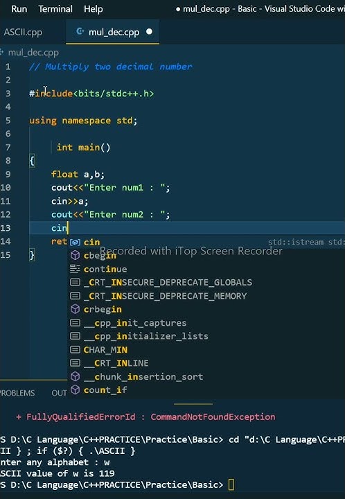 #11 Multiply Two Decimal Number || Cplusplus || C++programming - YouTube