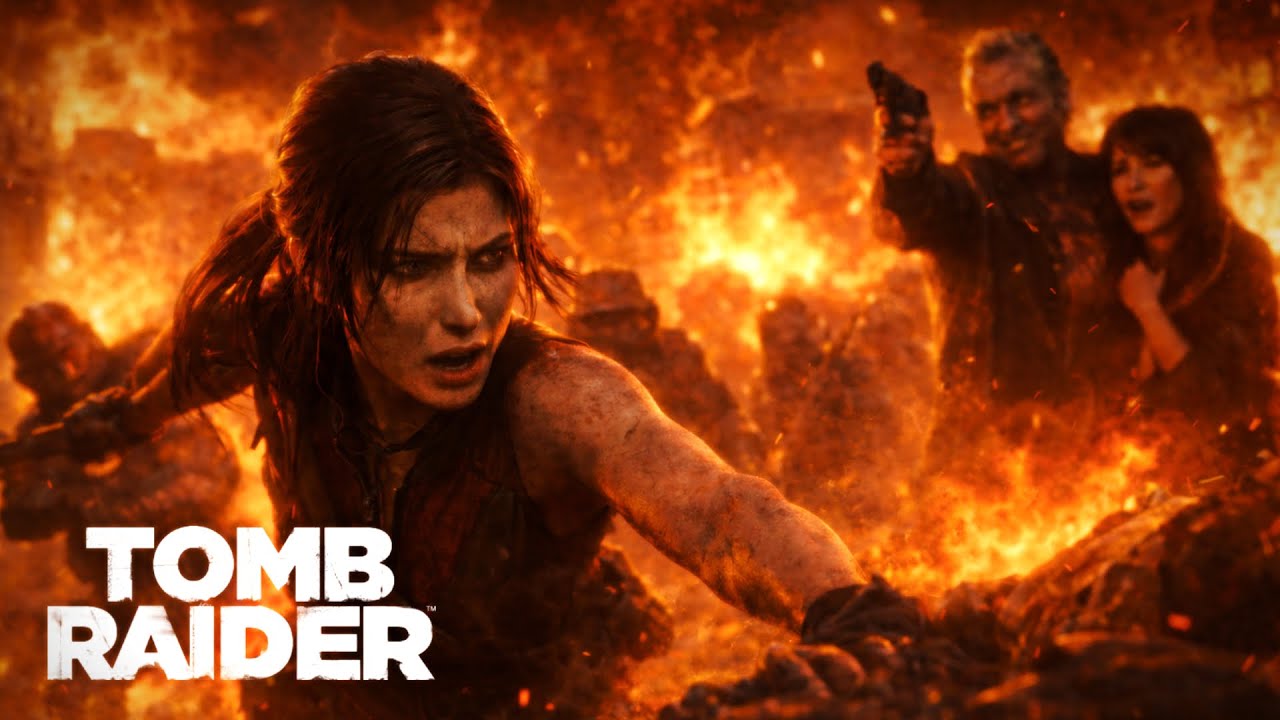 Lara Croft Pushes Beyond Survival | Into the Fire - YouTube