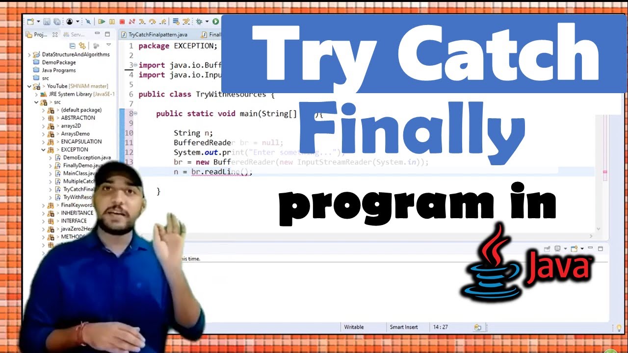 Try Catch Finally pattern in Java with Example - YouTube