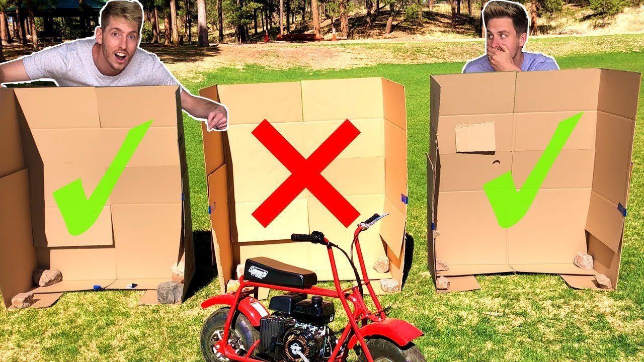 DONT Run Over The Wrong Mystery Box! *toy dirt bike* - YouTube