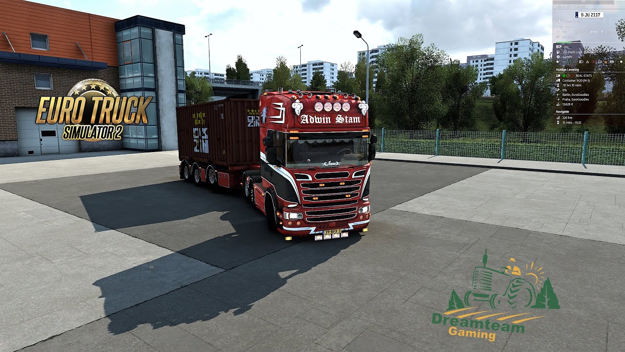 Euro Truck Simulator 2 Adwin Stam Scania Jon Ruda Berlijn - Praag [NL ...