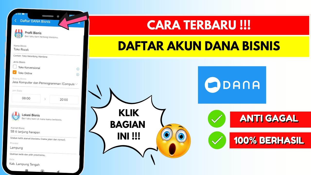 Cara Daftar Akun Dana Bisnis - YouTube
