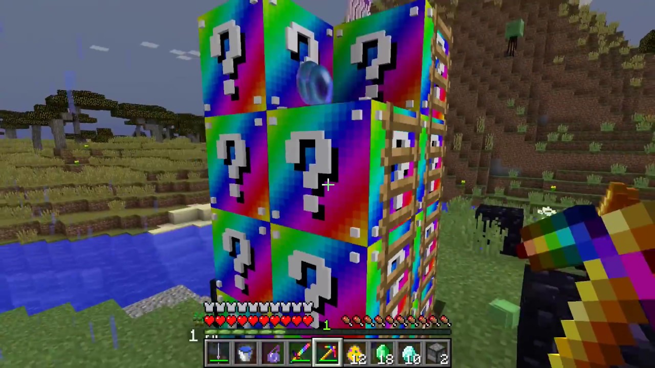 WORLDS TALLEST LUCKY BLOCK TOWER in MINECRAFT - YouTube