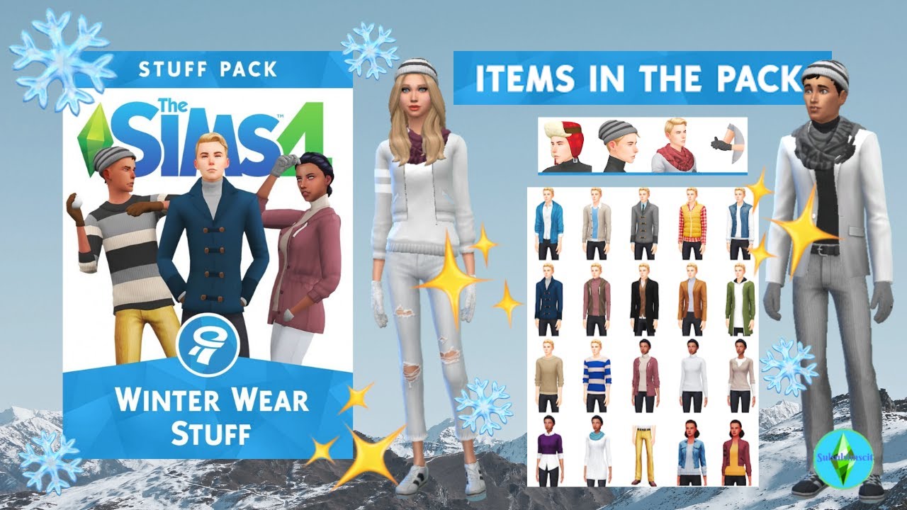 I REVIEW WINTER WEAR STUFF | A Fan Made Pack - The Sims 4 - YouTube