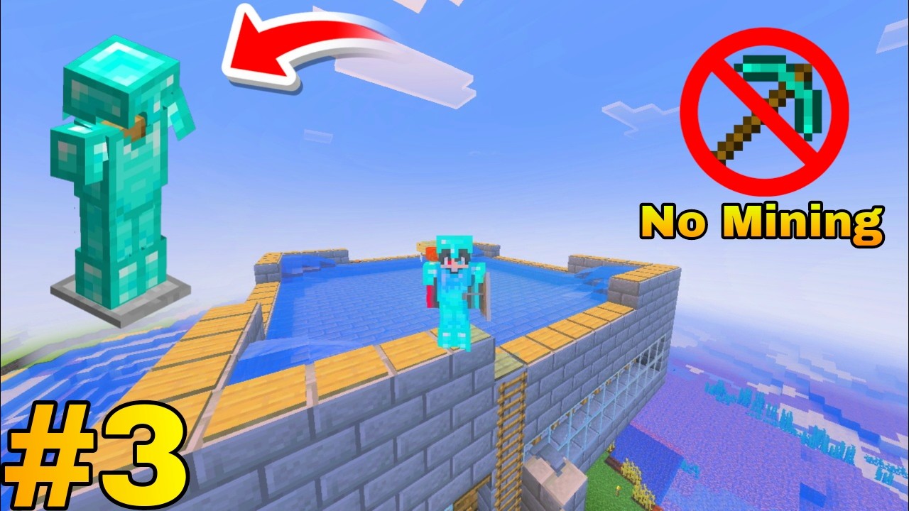 How I Made Fully Enchanted Diamond Armor Without Mining Diamonds । MCPE ...