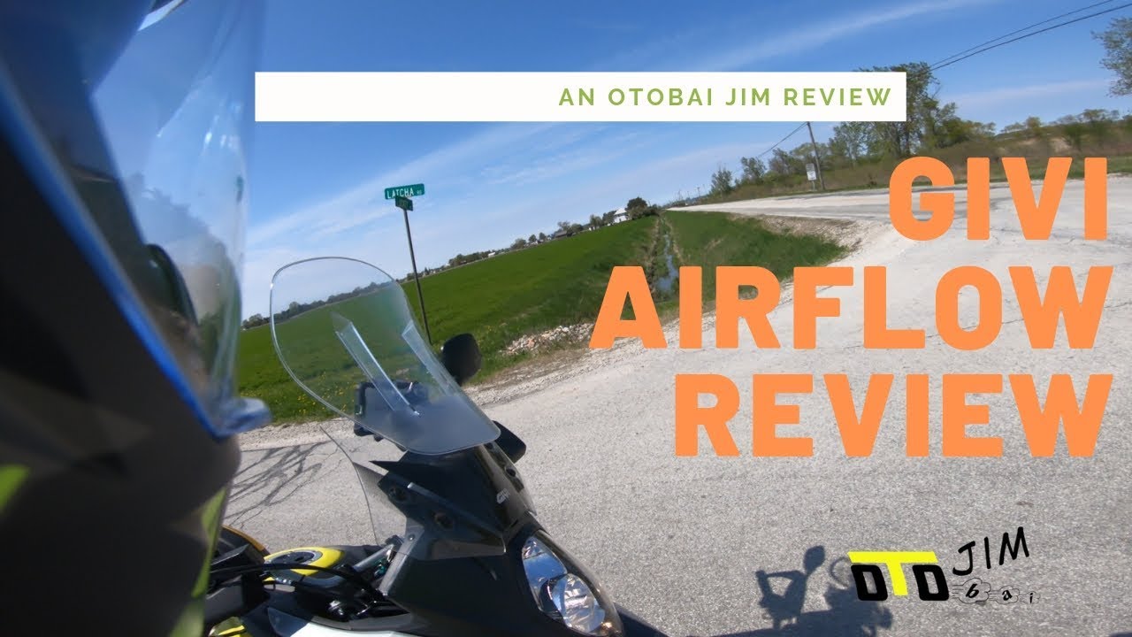 Givi Airflow Windscreen Review - YouTube