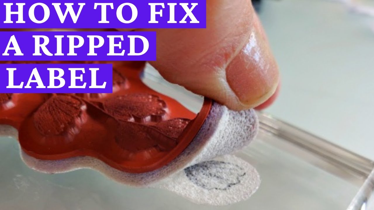 Quick Tip - Stamp Label Ripped? Let's Fix It! - YouTube