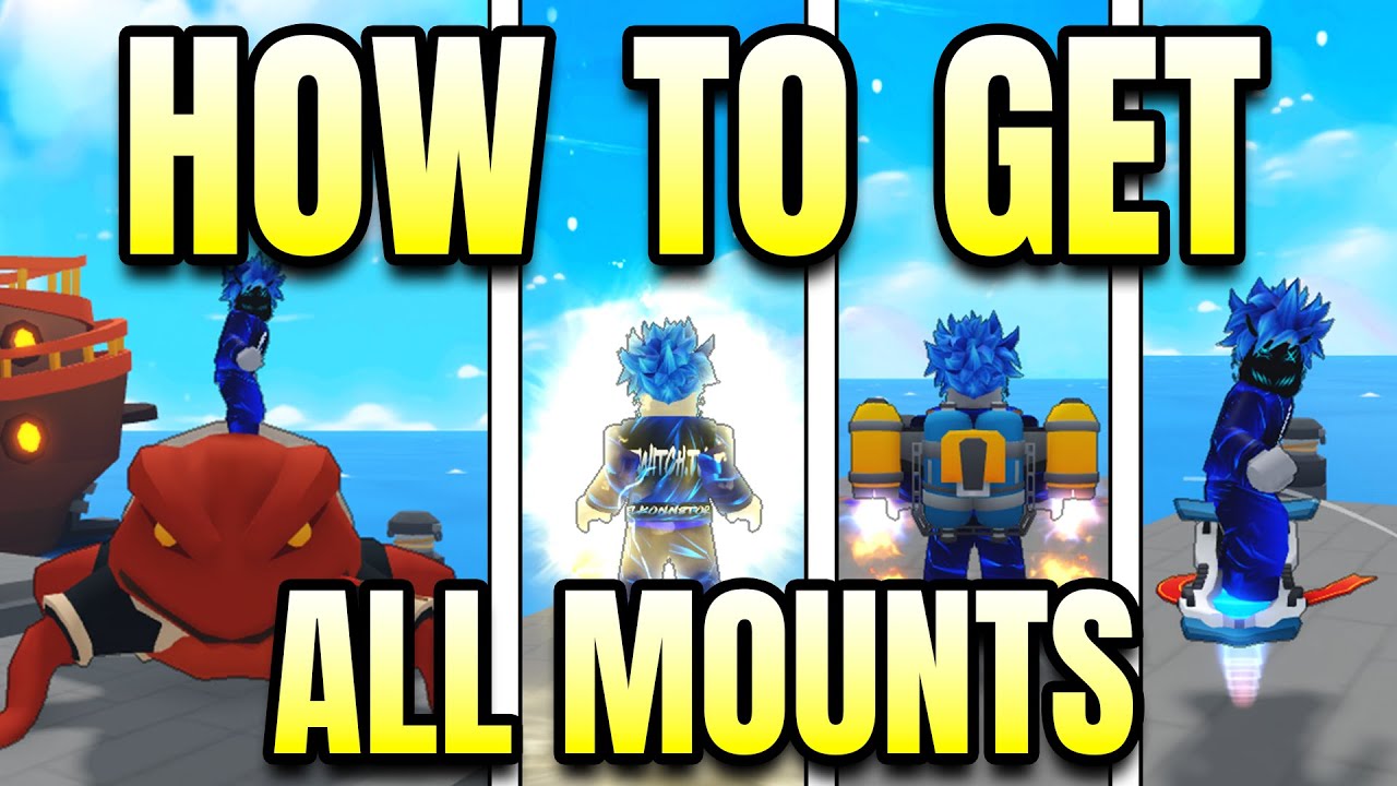 How To Get All Mounts in Anime Champions Simulator (Roblox) - YouTube