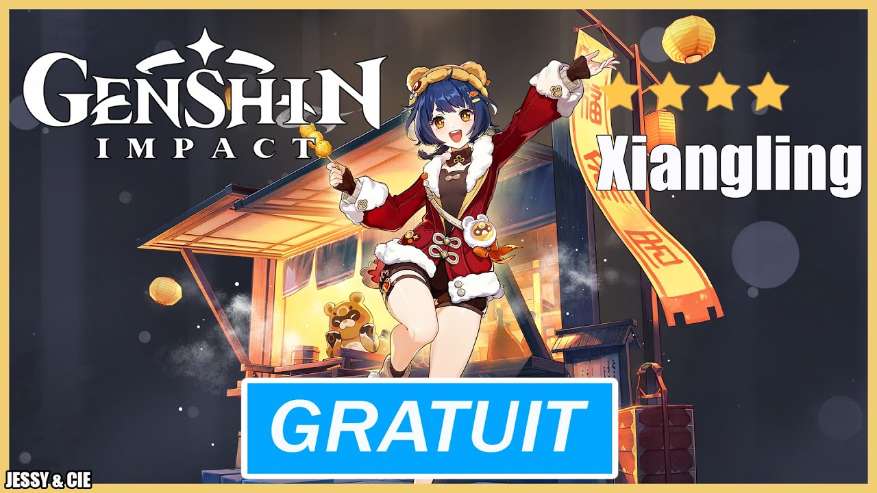 SKIN GRATUIT XIANGLING GAIETÉ DU NOUVEL AN + PERSONNAGE 4★ - GENSHIN ...