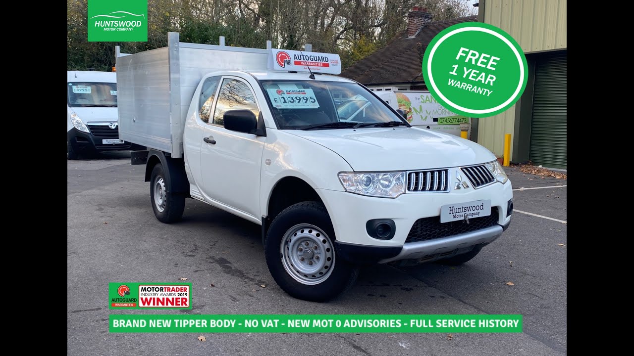 2011 MITSUBISHI L200 2.5 DIESEL MANUAL 4x4 TIPPER - YouTube