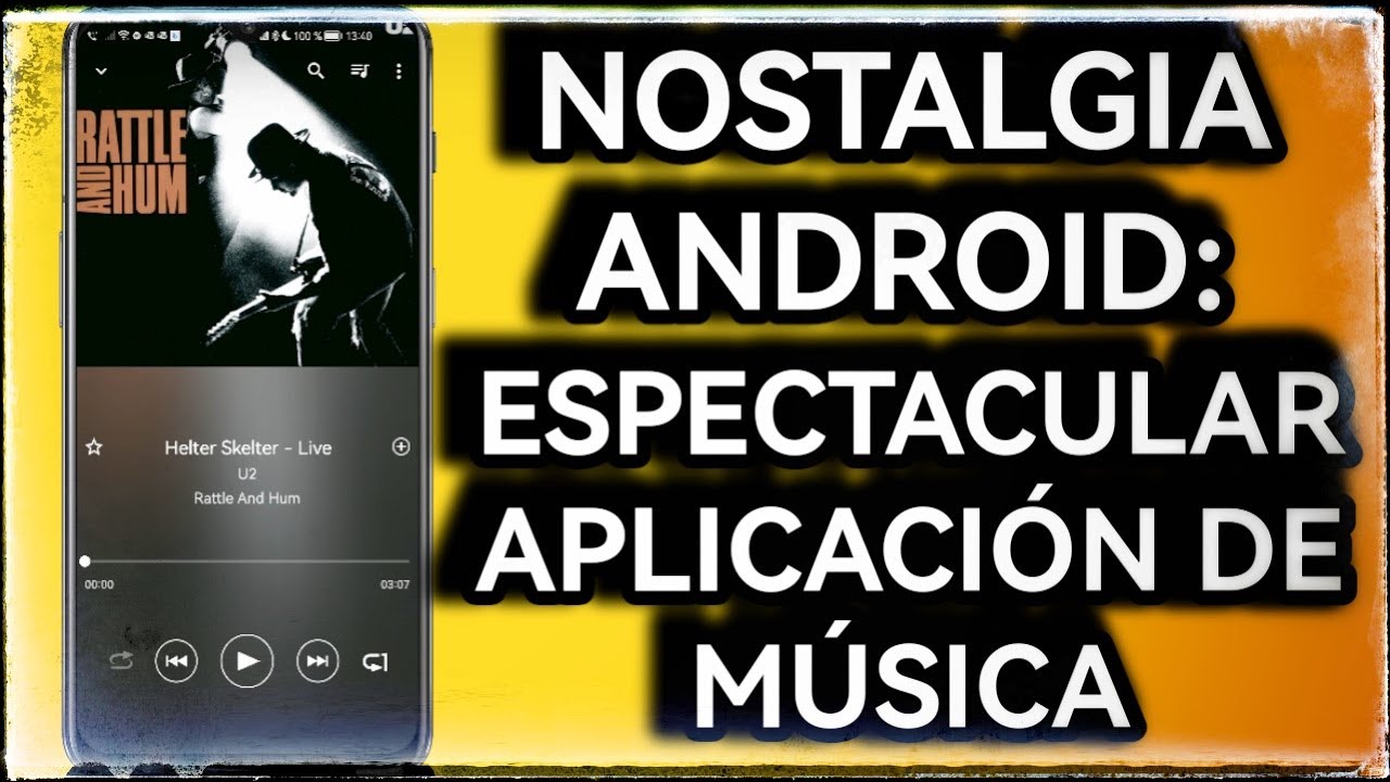 🎵🎶 Nostalgia Android: Un reproductor de música simplemente espectacular 🎶🎵 - YouTube
