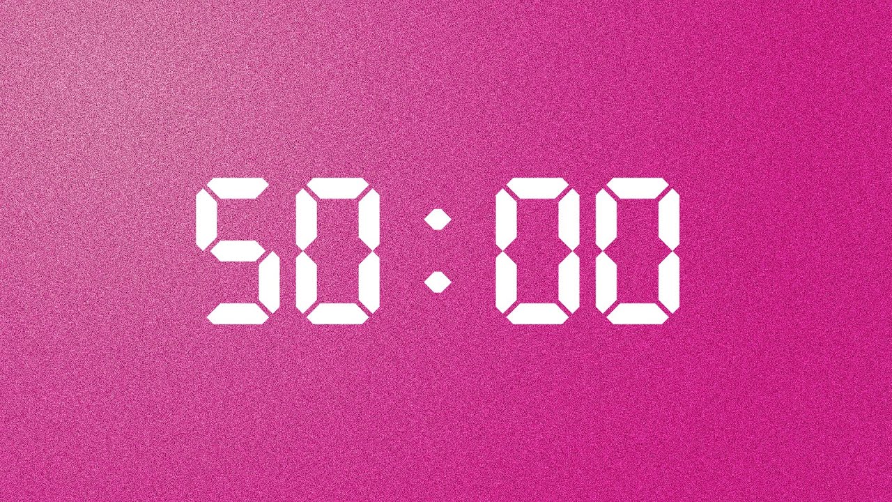 50 Minute Timer Luxurious Focus | Rose Gold Edition | NX - YouTube